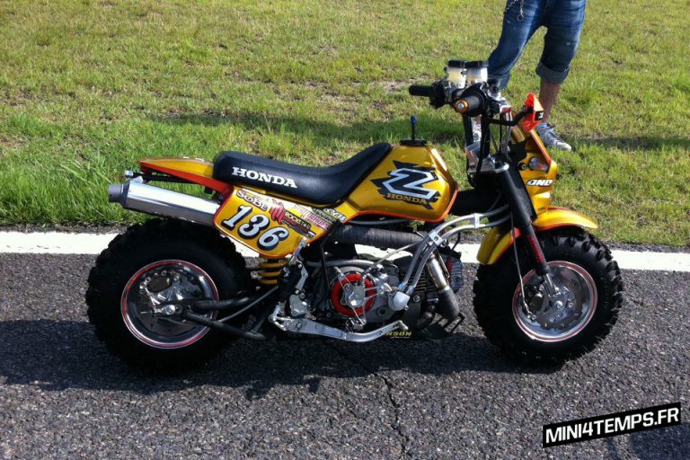 Fat Honda Z50R Gold by Smoky Garage - Mini4Temps.fr, le site des ...
