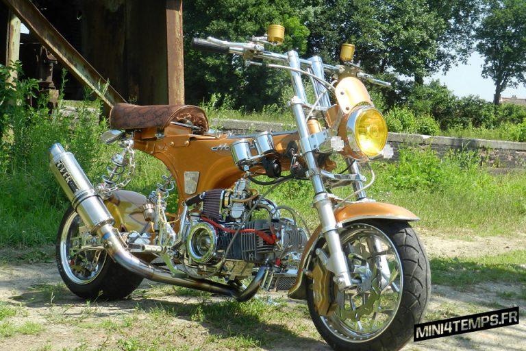 Le Honda Dax Custom de Laurent - Mini4Temps.fr, le site des passionnés ...