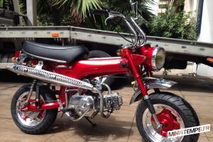 Honda Dax ST70 red by Duke Motorcycles - Mini4Temps.fr, le site des ...