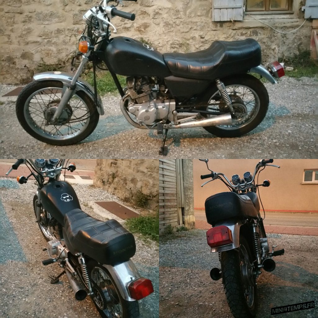 La Honda CM 125 custom de Jesse - Mini4Temps.fr, le site des passionnés ...