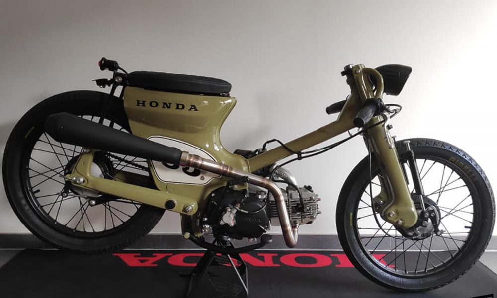 Le Honda C70 custom de LN - Mini4Temps.fr, le site des passionnés de ...